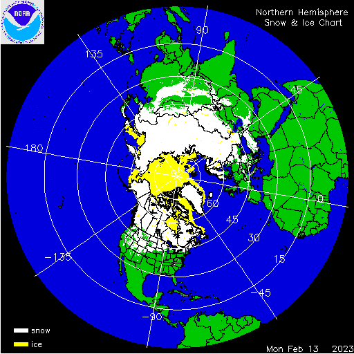 Northern Hemisphere Snow Cover - NOHRSC - The ultimate source for snow ...